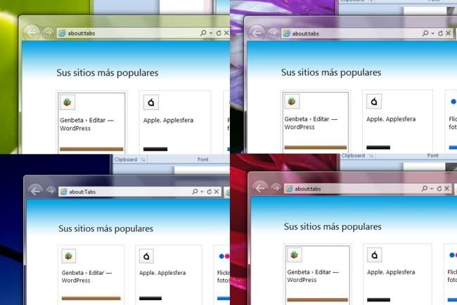 Cambia el color de las ventanas de Windows con Aura - Desontis