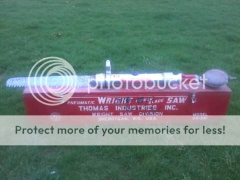 Air powered Wright Blade Saw | Arborist, Chainsaw & Tree Work Forum