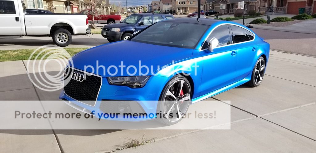 Matte Blue '16 RS7 Build Thread