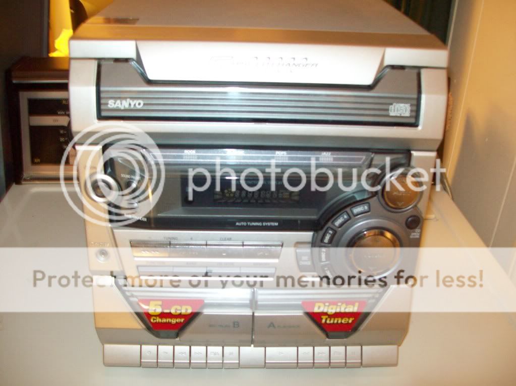 Sanyo Stereo System ,5disc & Dual Cassette Player/ Recorder ~ $50 Photo ...